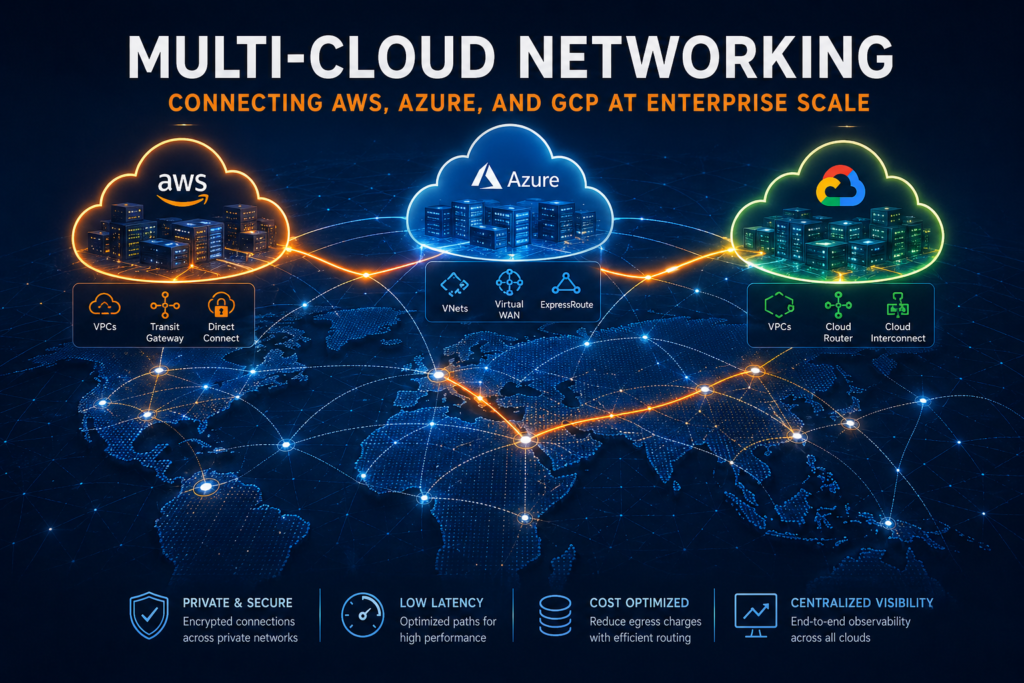 Multi-Cloud Networking 2026: Connecting AWS, Azure and GCP